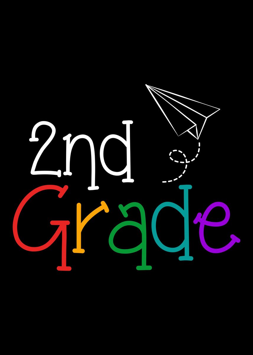 'Second Grade' Poster, picture, metal print, paint by Cooldruck | Displate