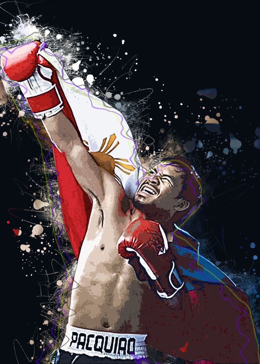 'Manny Pacquiao' Poster, picture, metal print, paint by ONONMADE STUDIO ...