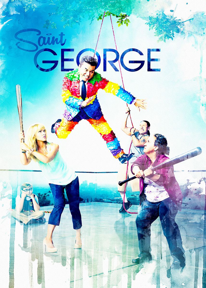 'Saint George' Poster, picture, metal print, paint by Elisa Woodard ...