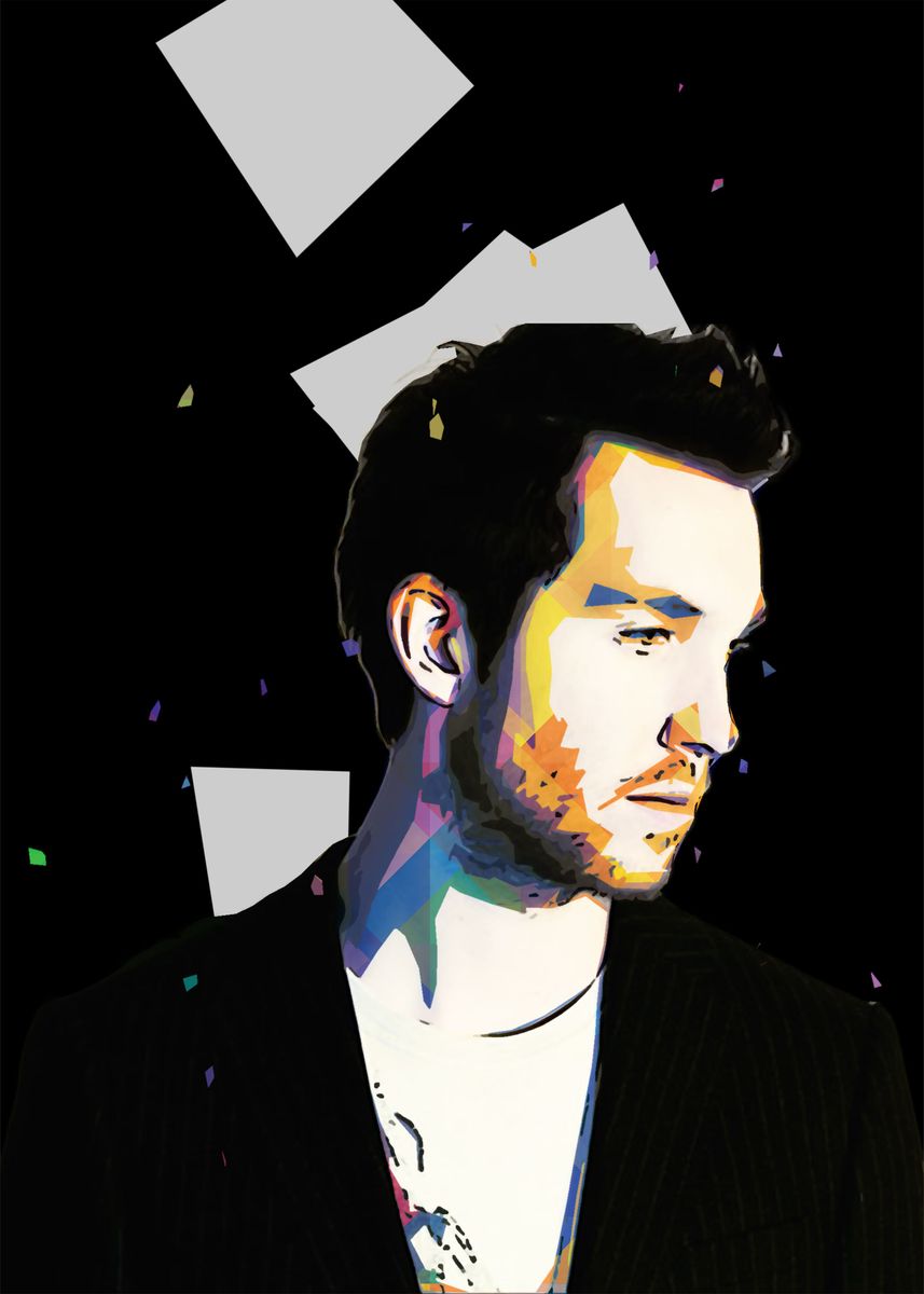 'Calvin Harris ' Poster, picture, metal print, paint by MDA STUDIO ...