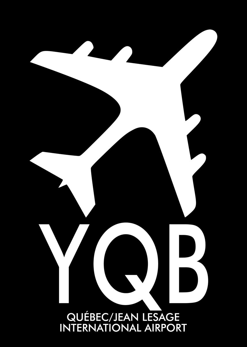 'QUEBEC AIRPORT YQB' Poster by Atomic Chinook | Displate
