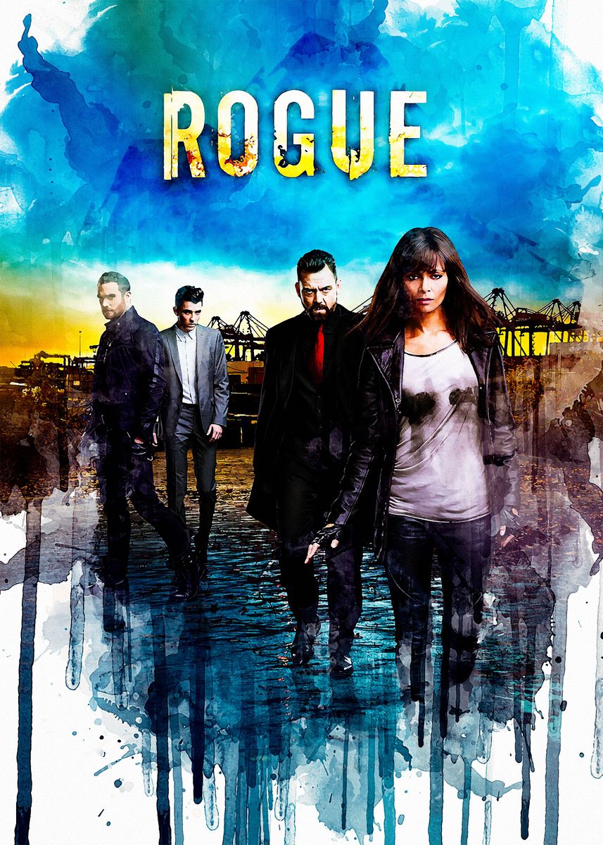 'Rogue' Poster, picture, metal print, paint by Elisa Woodard | Displate
