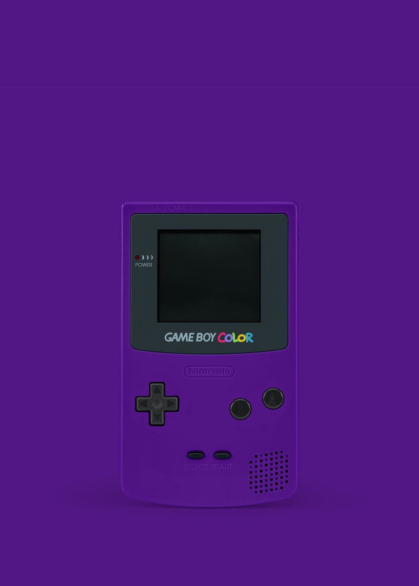 'Game Boy Color' Poster, picture, metal print, paint by Klemen Kreate ...