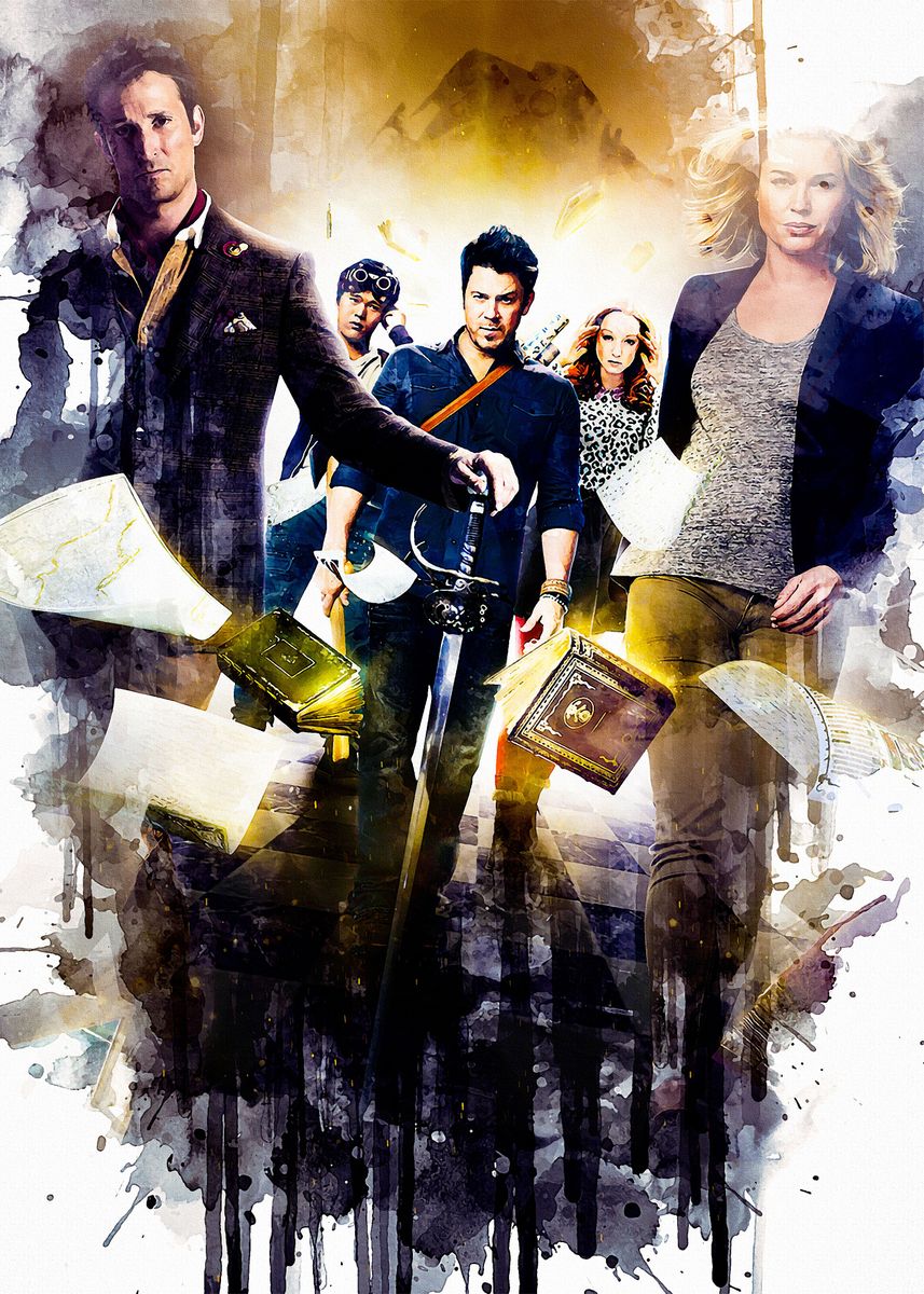 'The Librarians 2014 5' Poster, picture, metal print, paint by Katerina ...