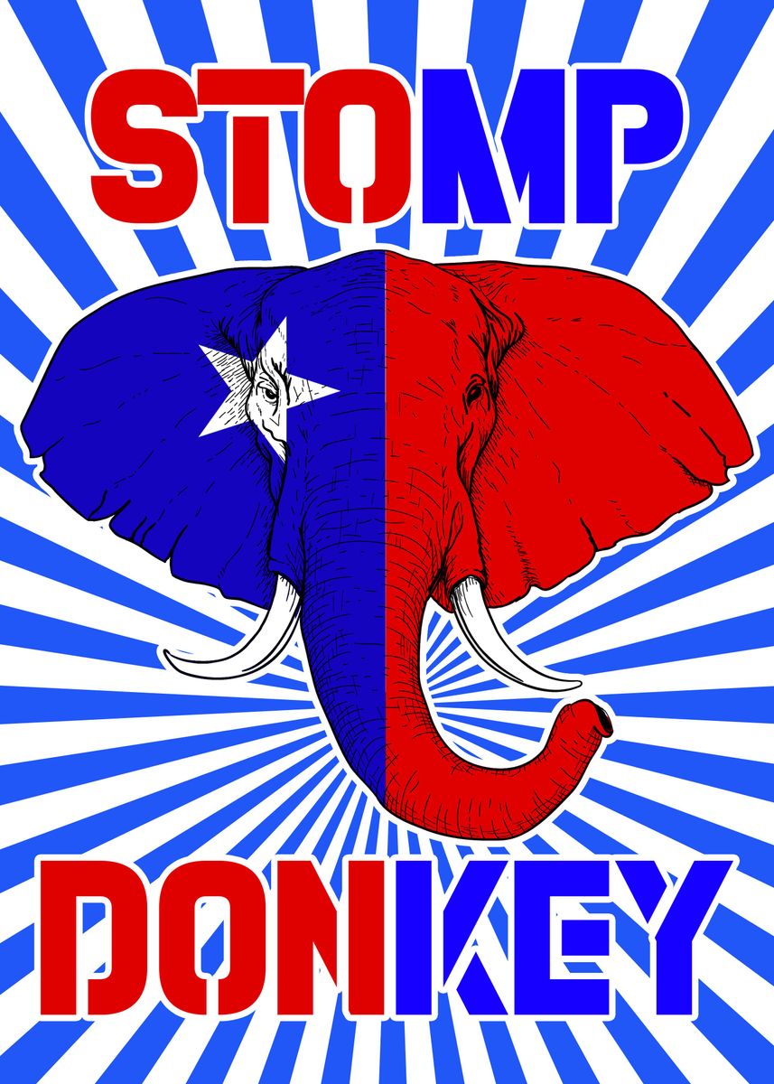 'STOMP DONKEY' Poster, picture, metal print, paint by theanomalius ...
