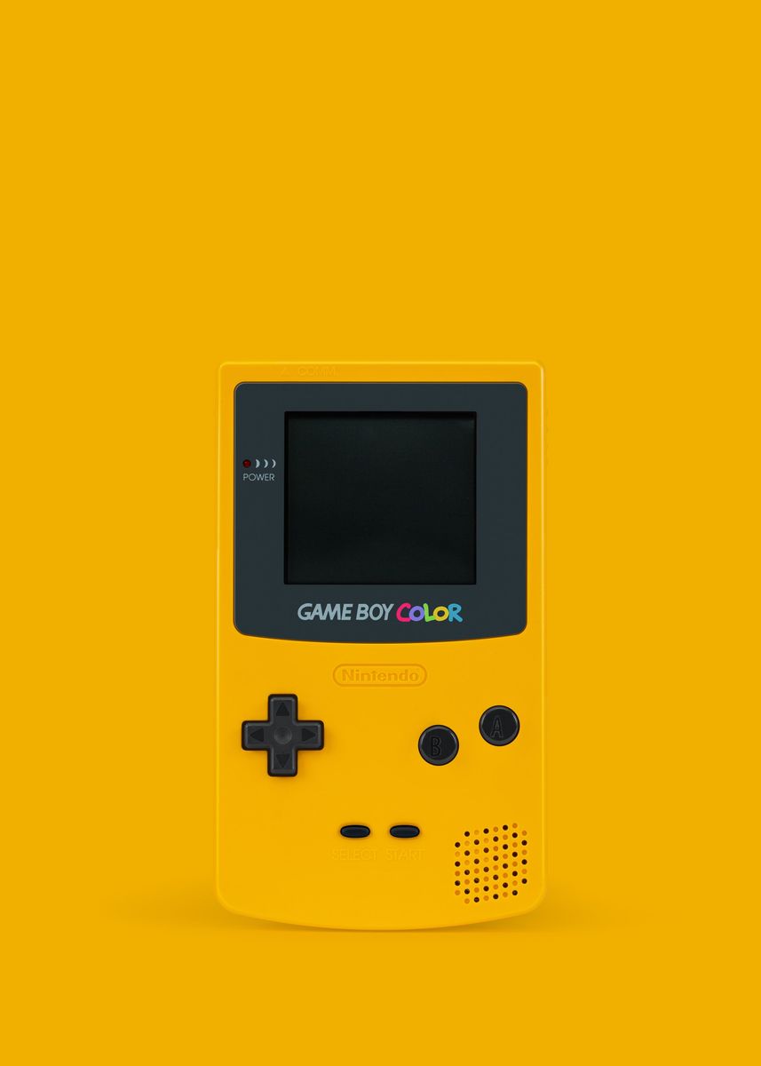'Game Boy Color' Poster, picture, metal print, paint by Klemen Kreate ...