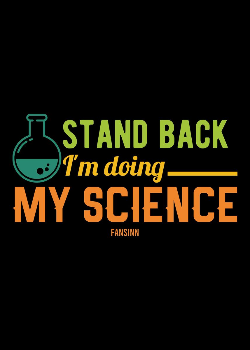 'Science nerd teacher resea' Poster by fansinn | Displate