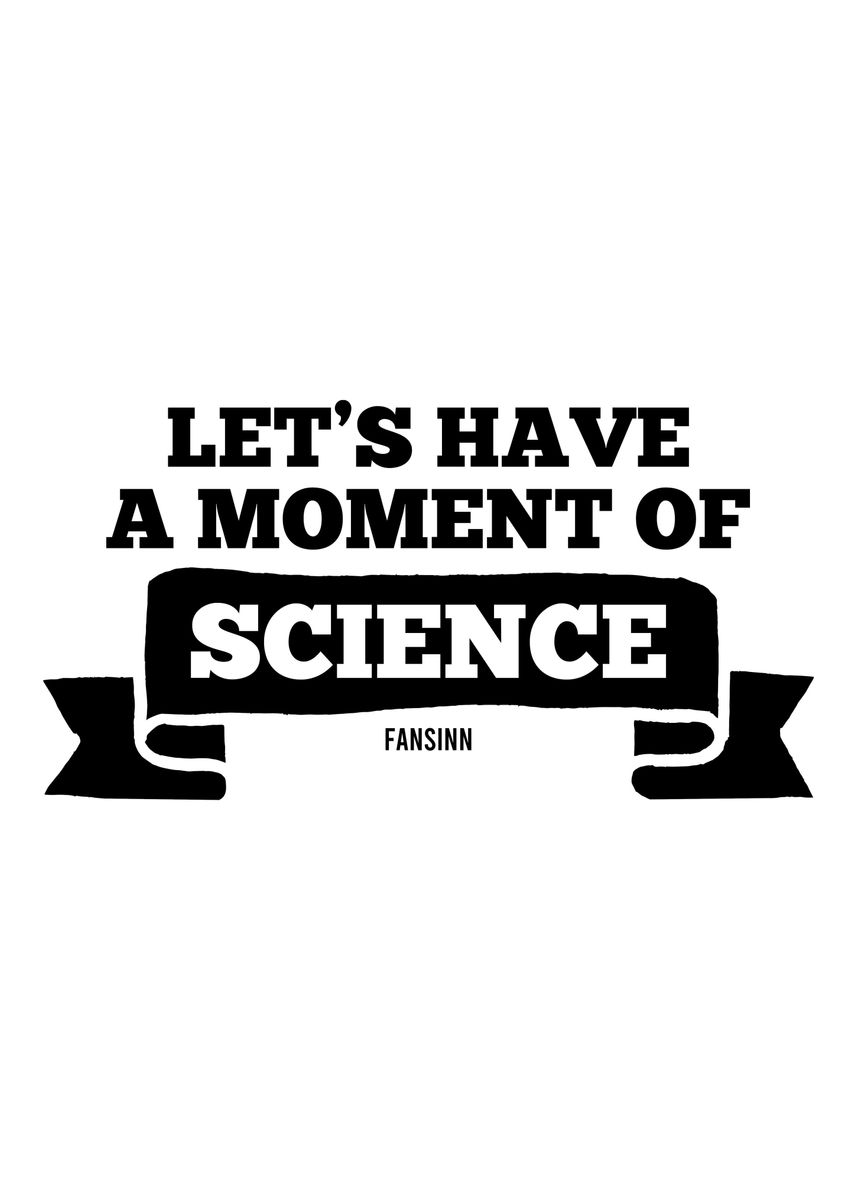 'Science nerd teacher resea' Poster, picture, metal print, paint by ...