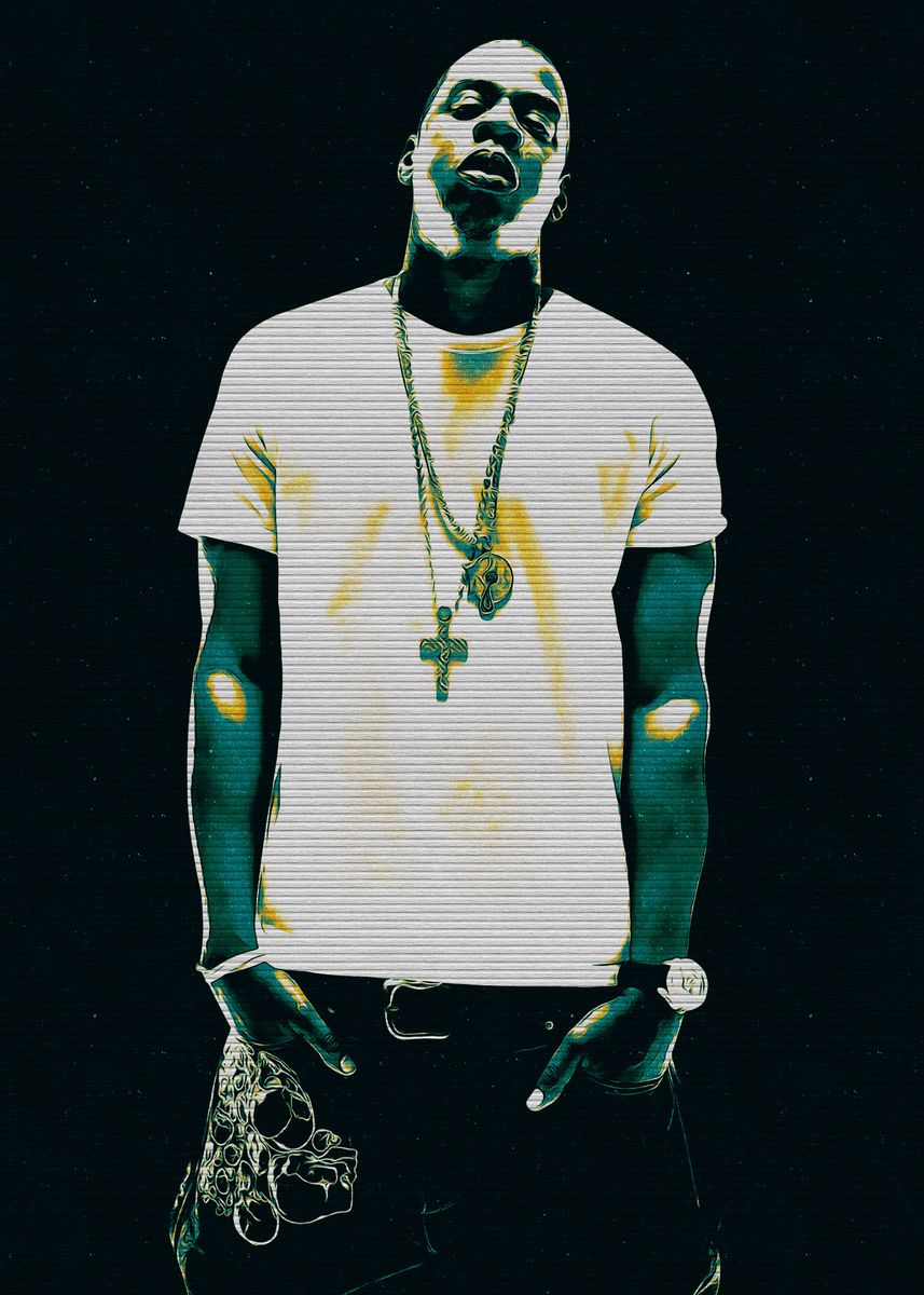 'JAY Z' Poster, picture, metal print, paint by Most Popular Cult ...