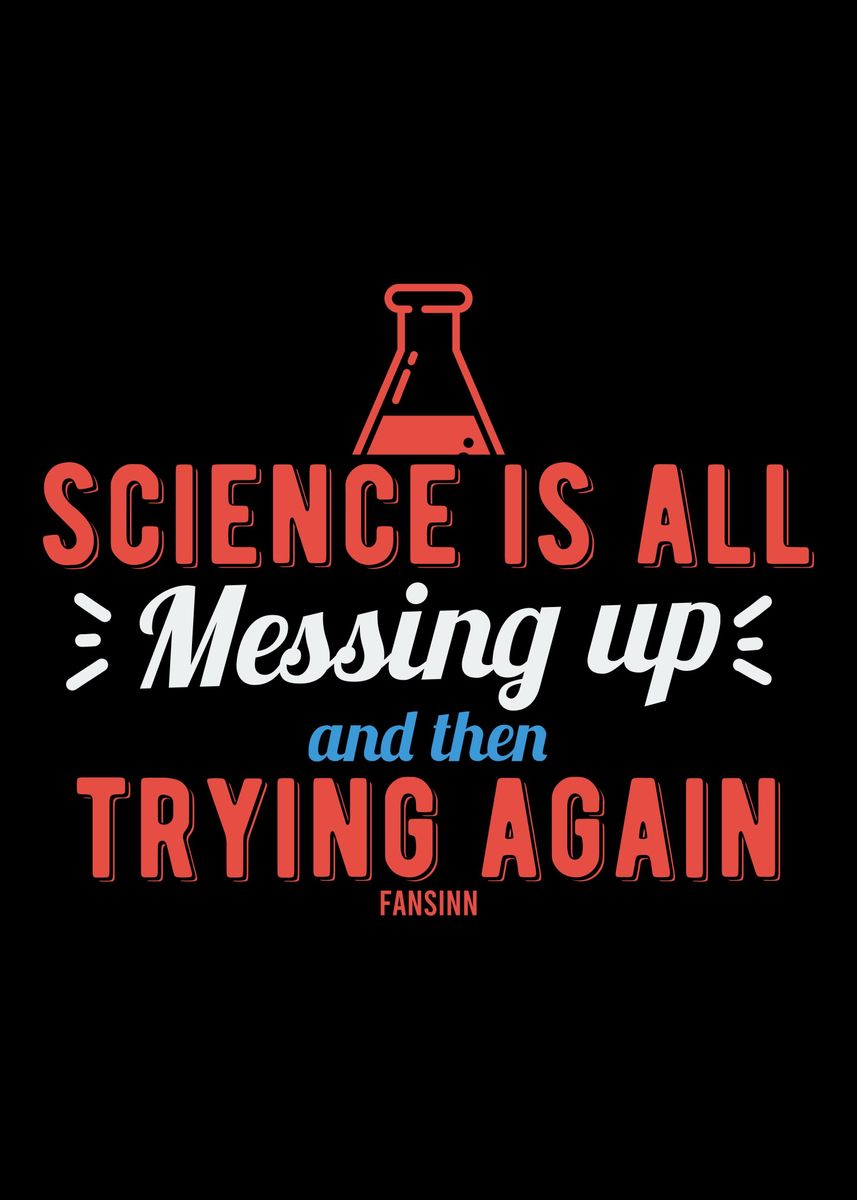 'Science nerd teacher resea' Poster by fansinn | Displate