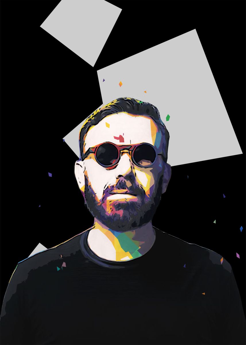 'Benny Benassi' Poster, picture, metal print, paint by MDA STUDIO ...