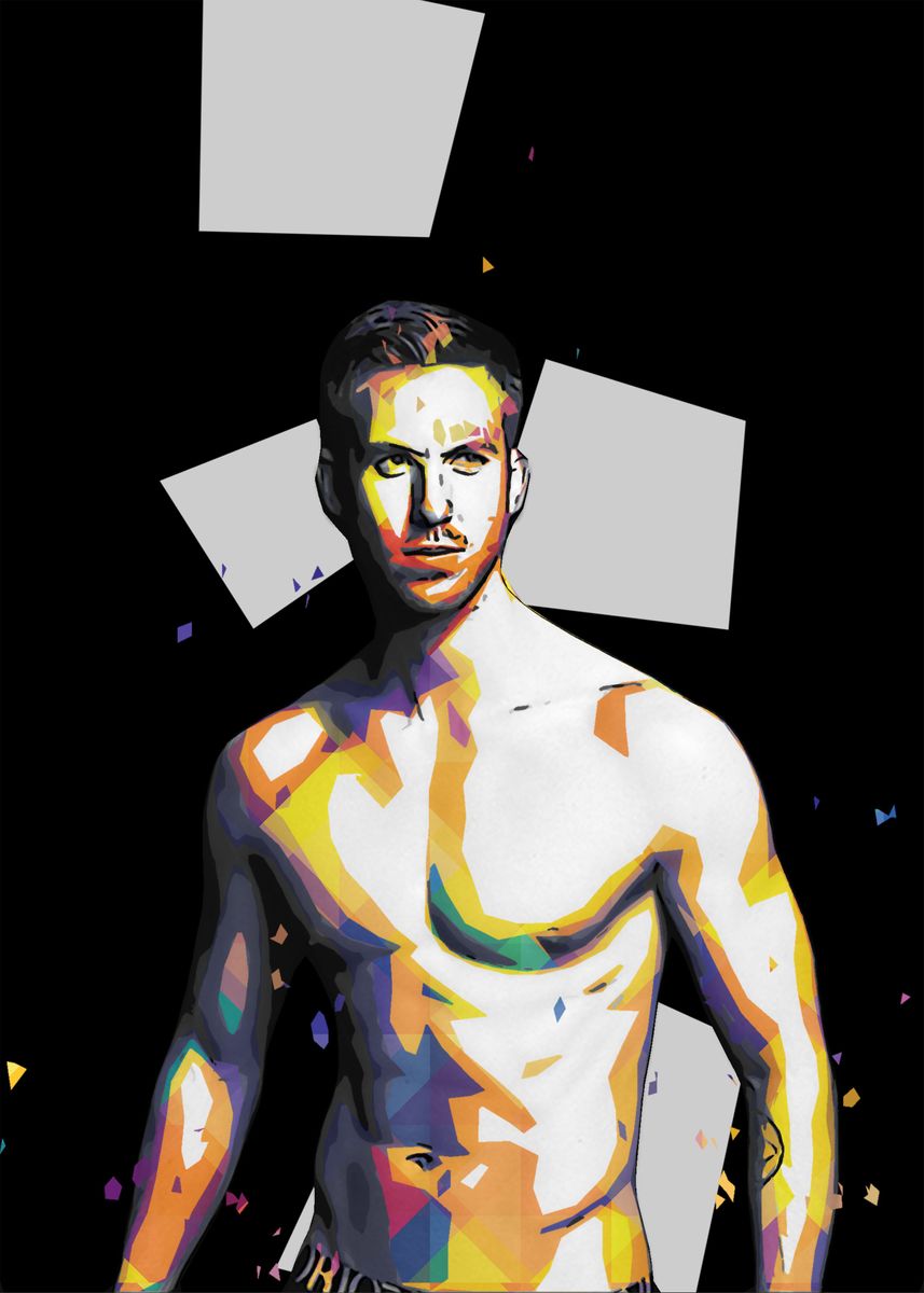 'Calvin Harris ' Poster, picture, metal print, paint by MDA STUDIO ...