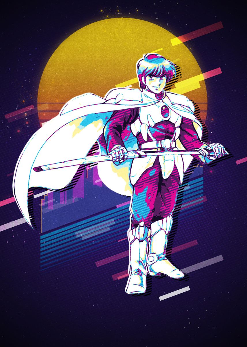 'JRPG Japan Role' Poster, picture, metal print, paint by Retro Nice ...