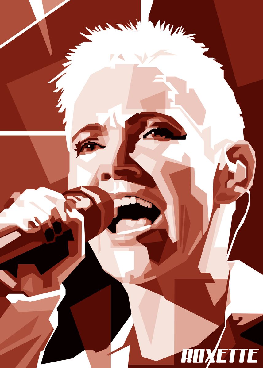 'Roxette in monocrome' Poster, picture, metal print, paint by Erik ...