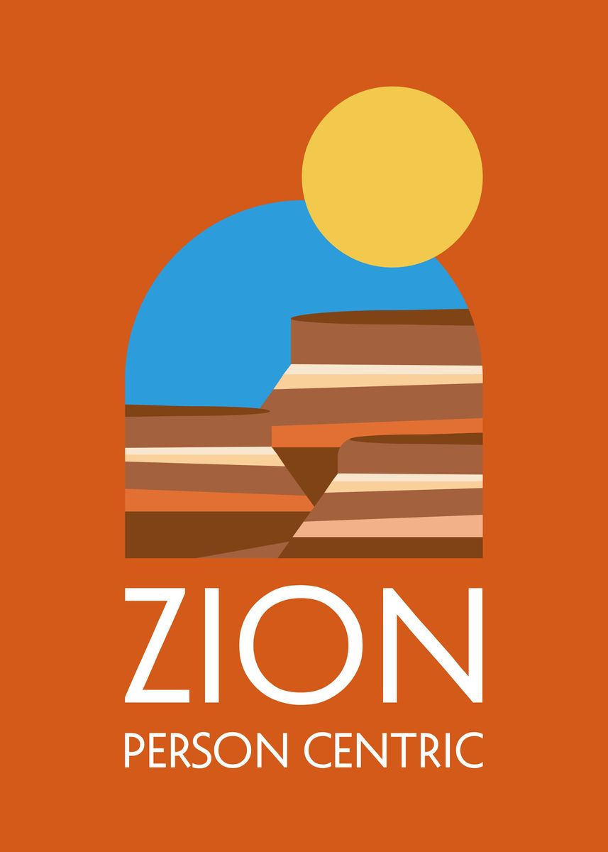 'Zion Person Centric' Poster by Maximus Williams | Displate