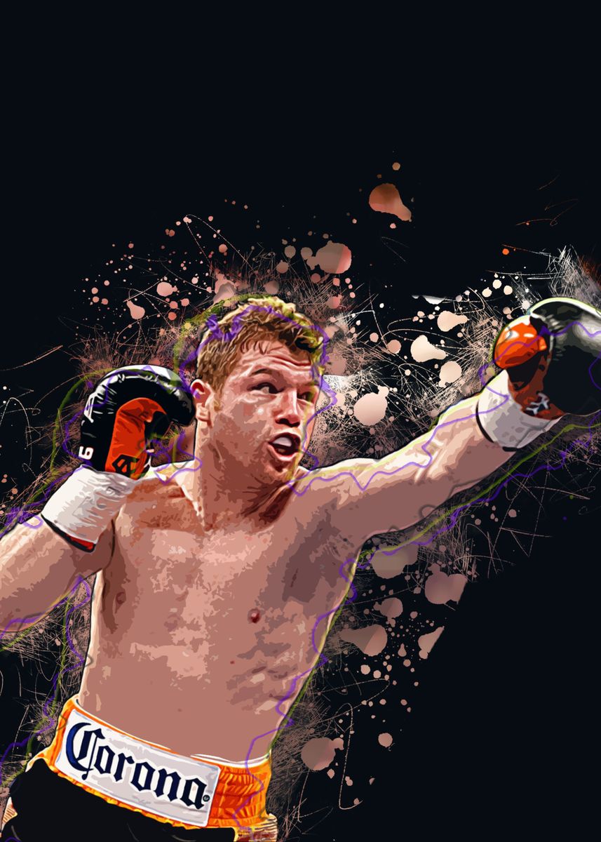 'Canelo Alvarez' Poster, picture, metal print, paint by ONONMADE STUDIO ...