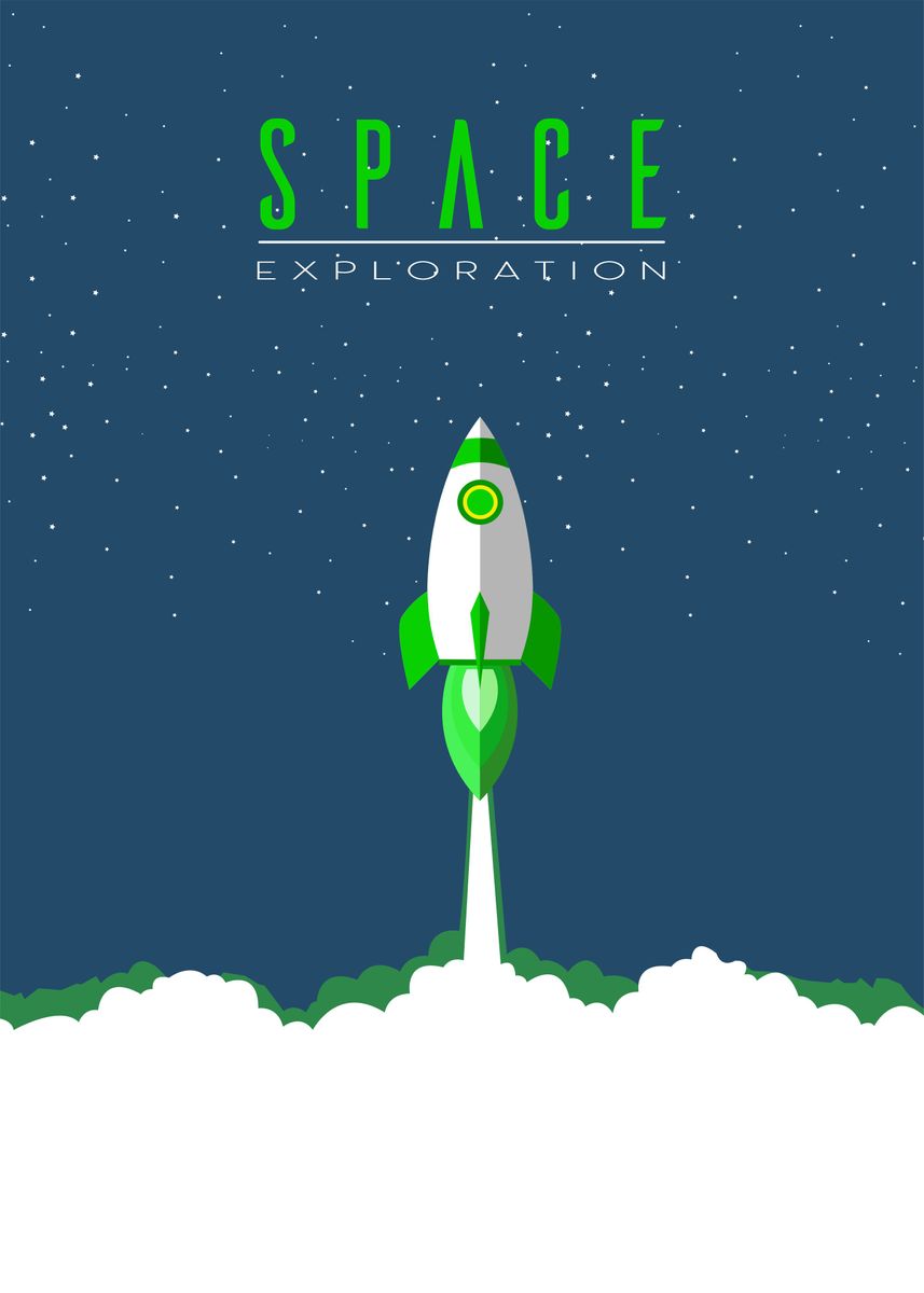 'Space Exploration' Poster by Jack | Displate
