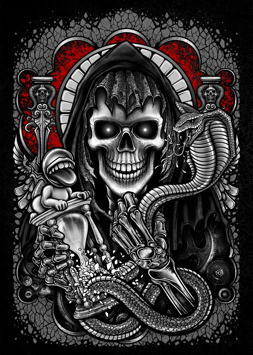 'Winya No 54' Poster, picture, metal print, paint by Winya Sangsorn ...