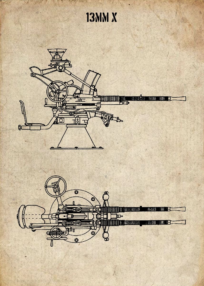 '13mm x' Poster, picture, metal print, paint by MAXART DESIGN | Displate