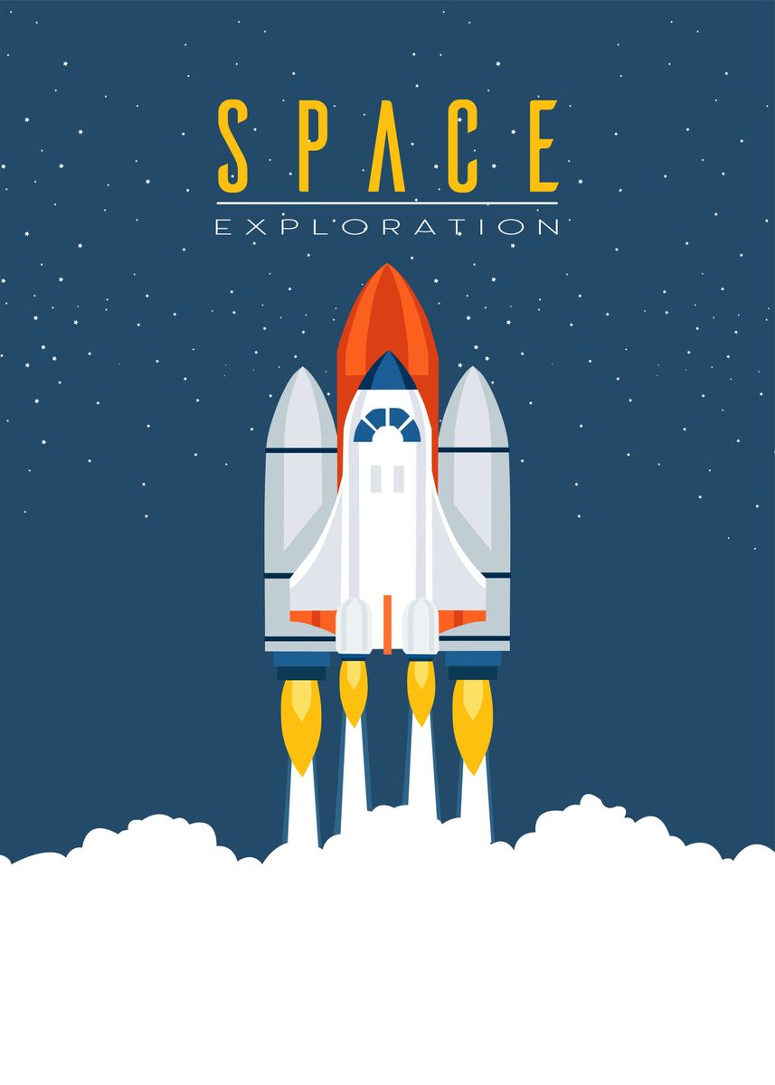 'Space Exploration' Poster by Jack | Displate
