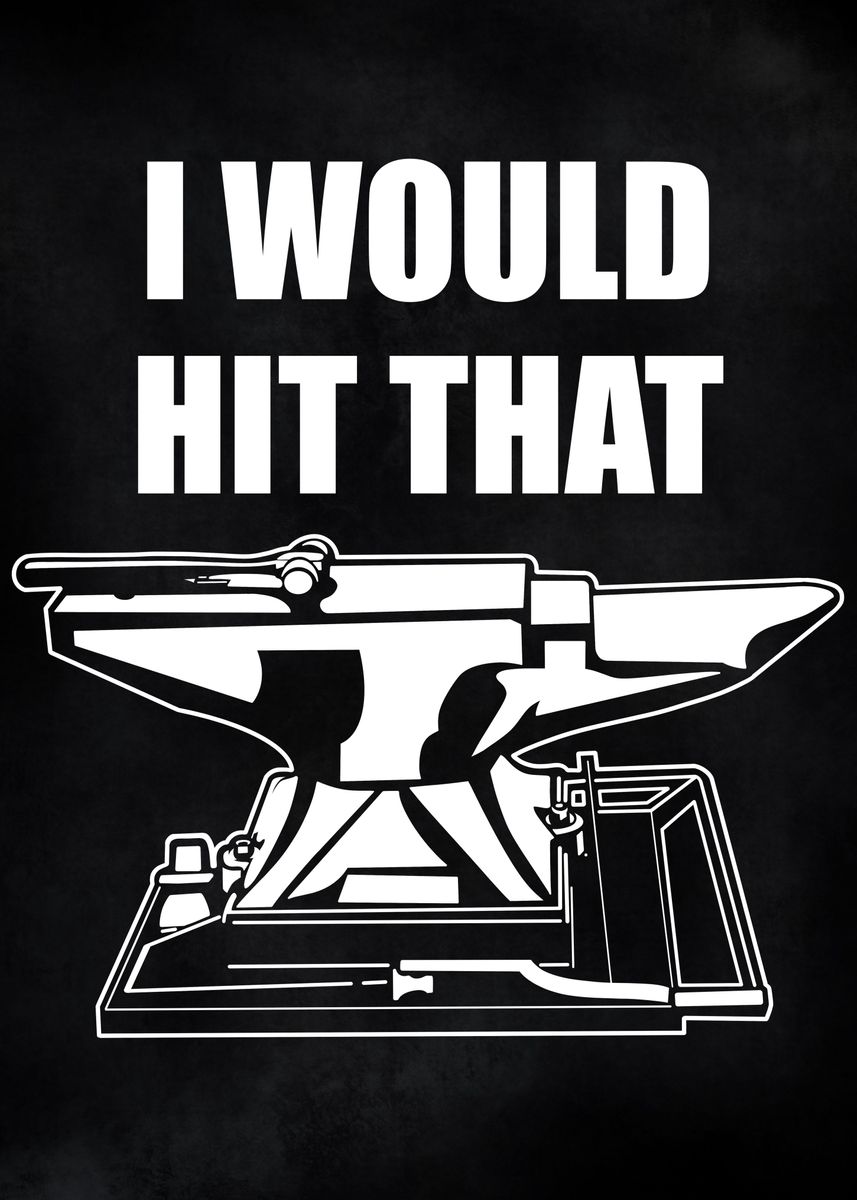 'Funny Blacksmith Pun' Poster by Biglui | Displate