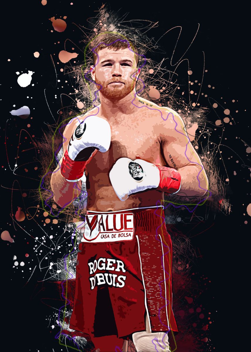 'Canelo Alvarez' Poster, picture, metal print, paint by ONONMADE STUDIO ...