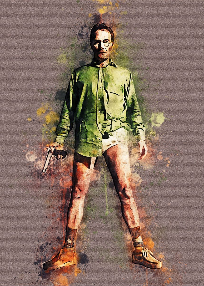 'Walter White' Poster, picture, metal print, paint by Brian John | Displate