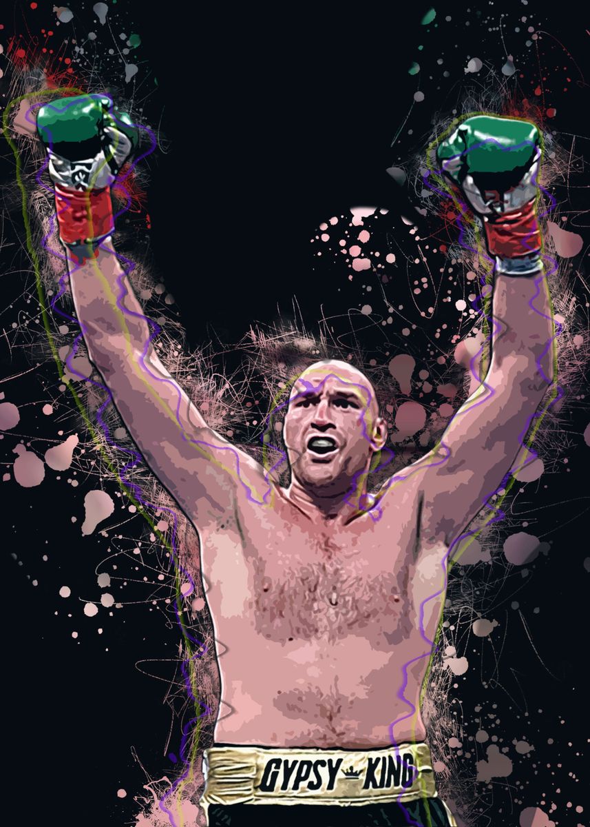'Tyson Fury ' Poster, picture, metal print, paint by ONONMADE STUDIO ...