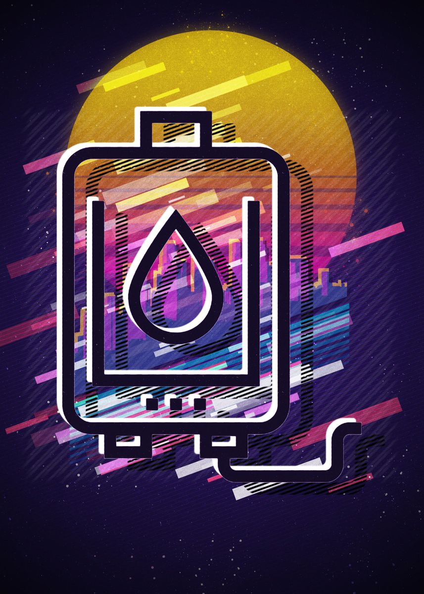 'Doctor' Poster, picture, metal print, paint by Neon Art Glowing | Displate