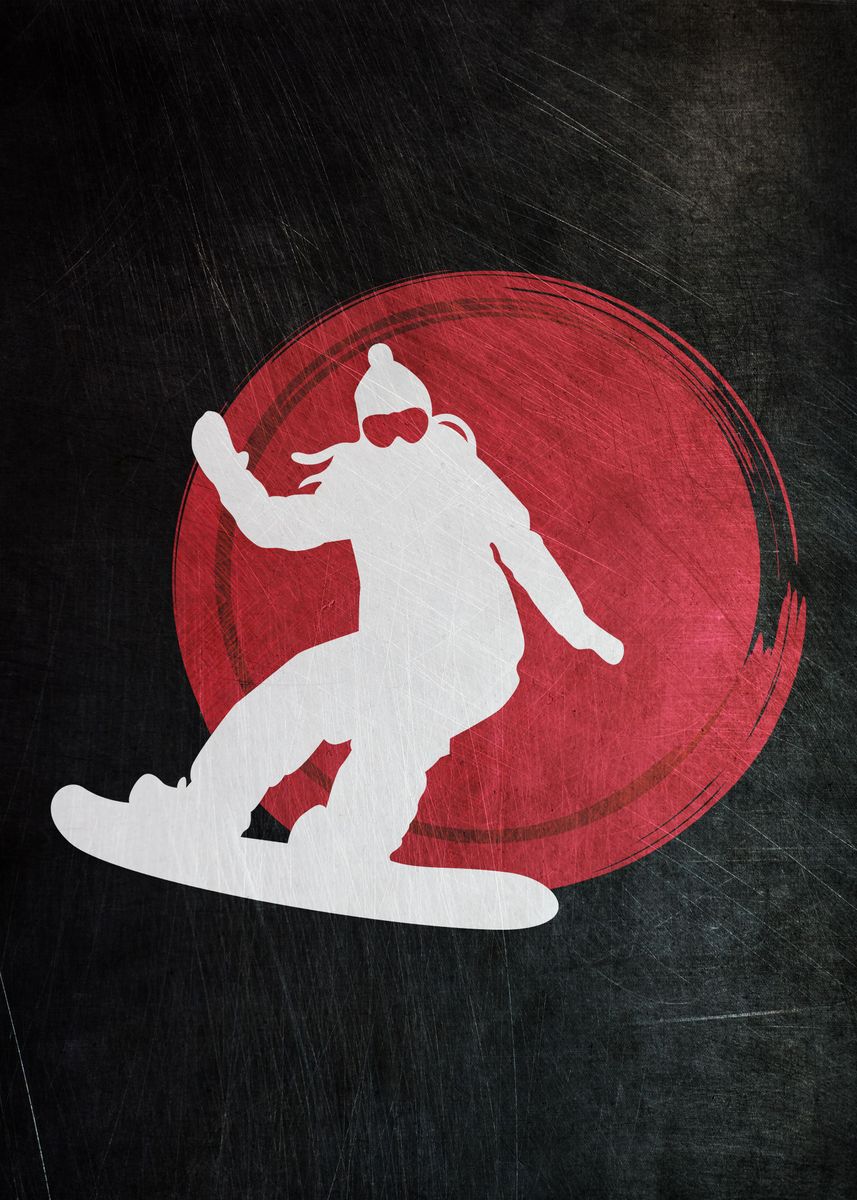 'Snowboarding' Poster by PosterWorld | Displate