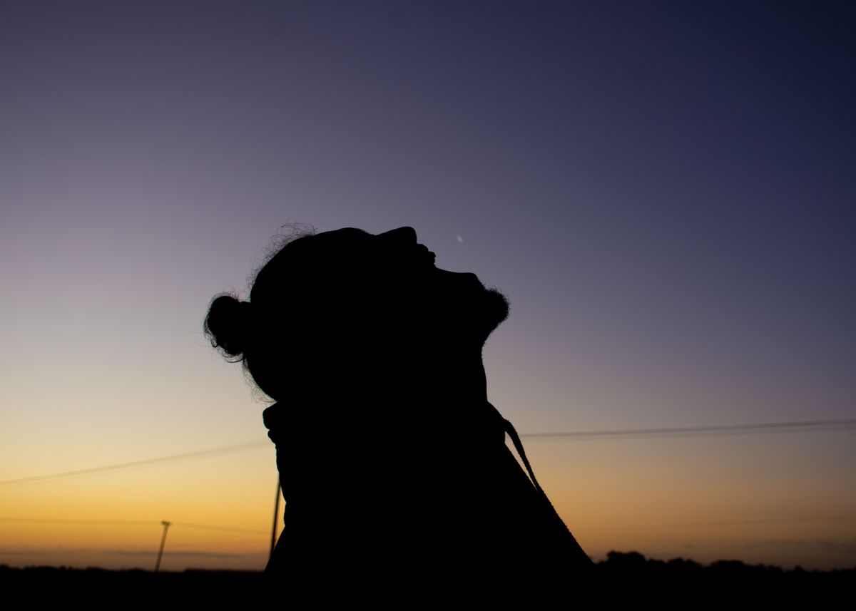 'Eating the Moon' Poster by DimasSaguier | Displate