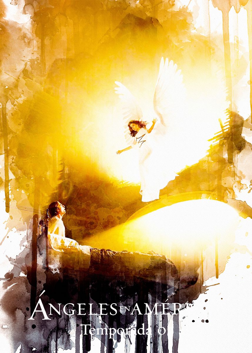 'Angels In America' Poster, picture, metal print, paint by Zain Brookes ...