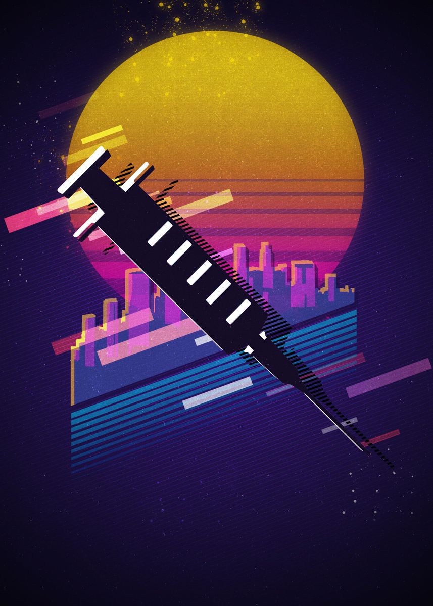 'Doctor' Poster, picture, metal print, paint by Neon Art Glowing | Displate