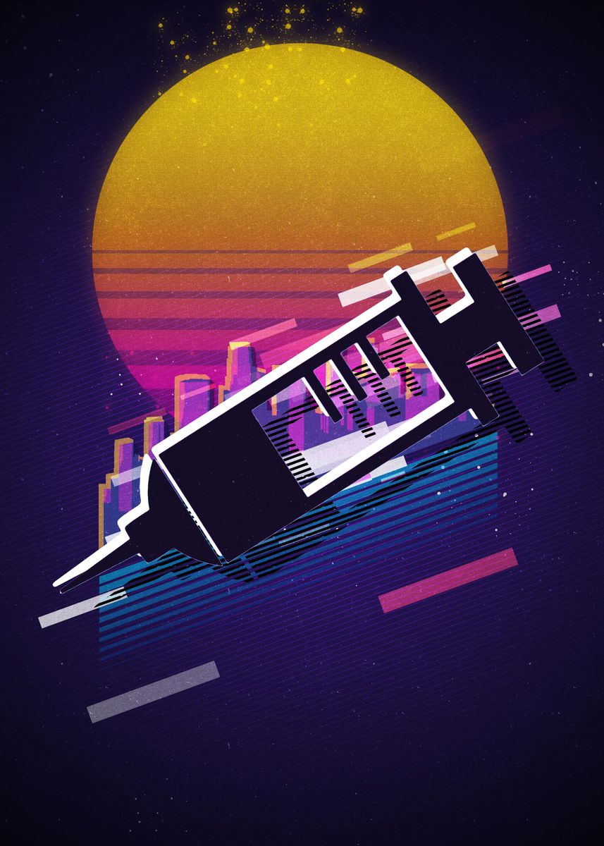 'Doctor' Poster by Neon Art Glowing | Displate