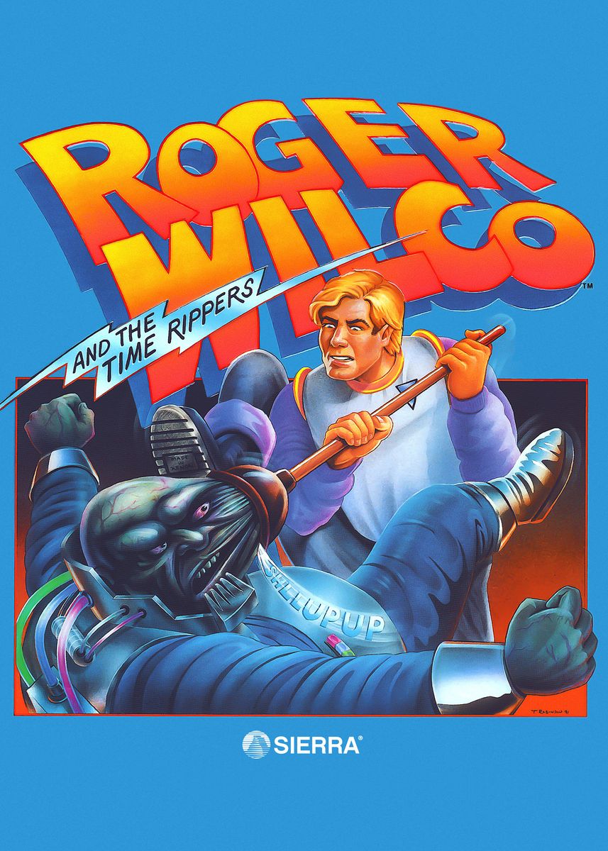 'Space Quest 4' Poster, picture, metal print, paint by ...