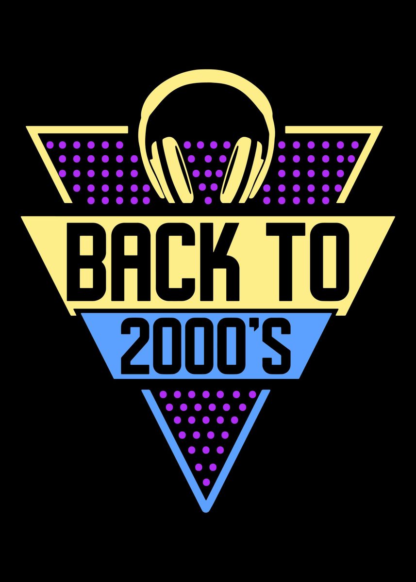 '2000s Party People 2000' Poster, picture, metal print, paint by ...