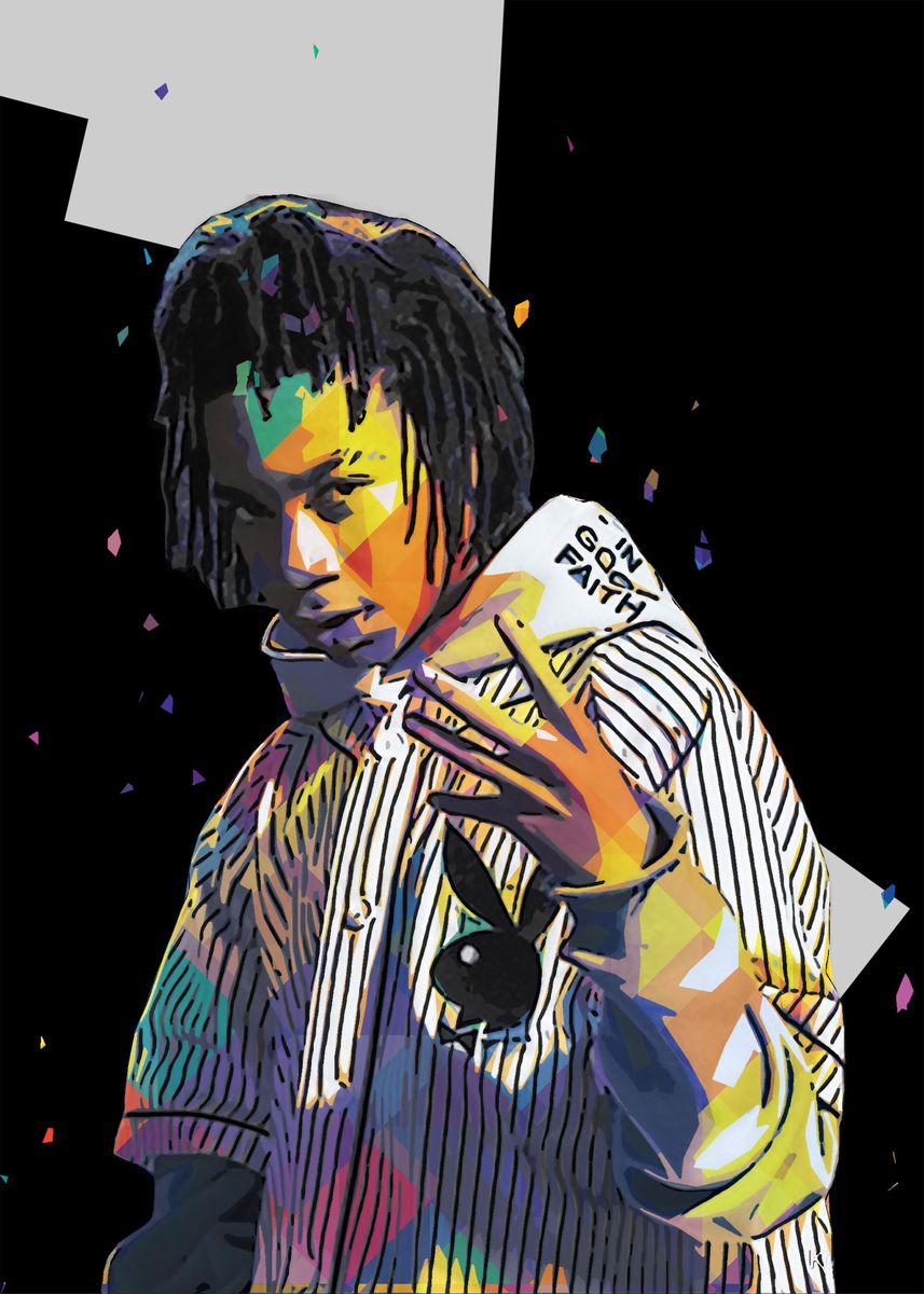 'YBN Nahmir' Poster, picture, metal print, paint by OOM TEAM | Displate
