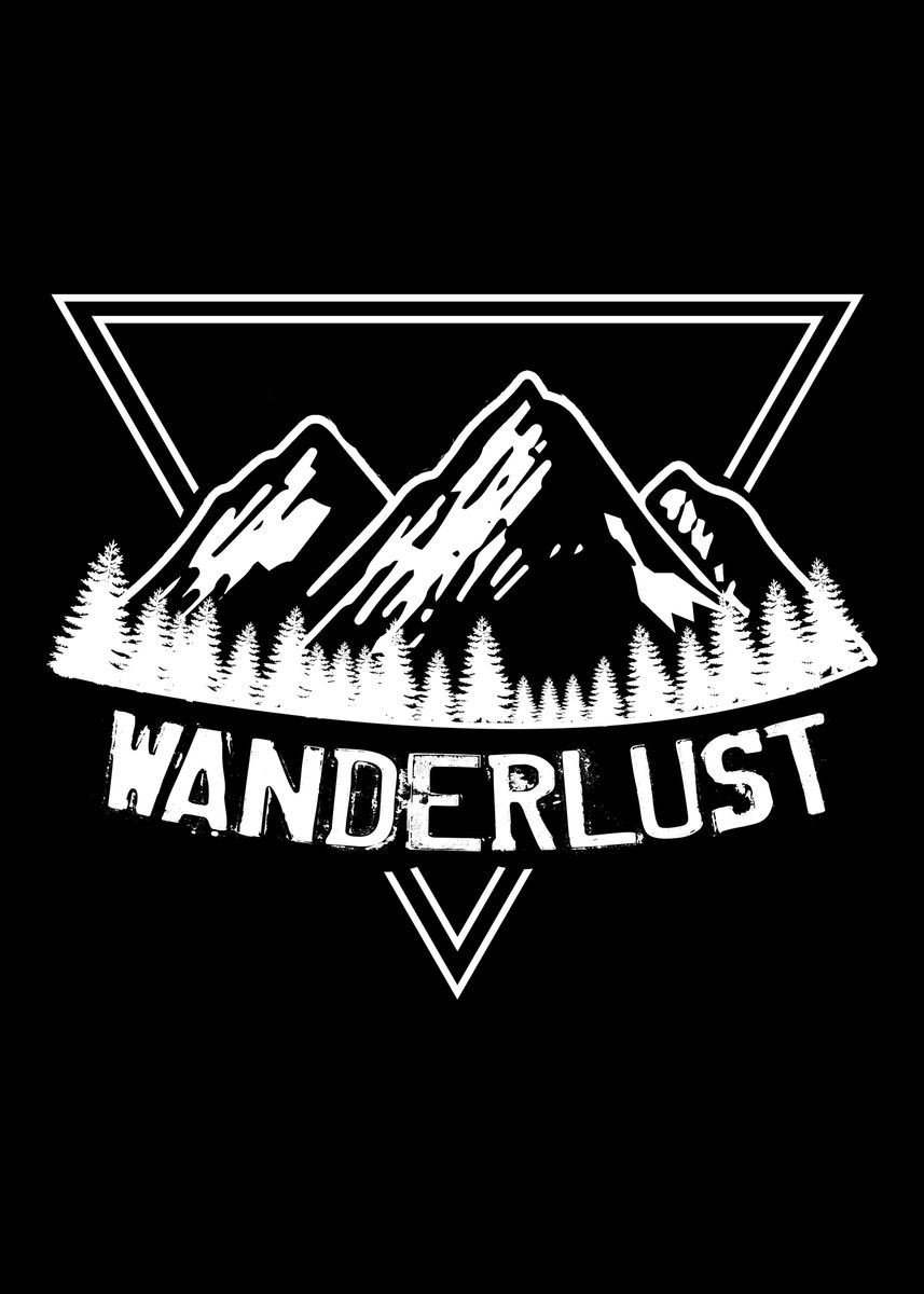 'Wanderlust' Poster by Cooldruck | Displate