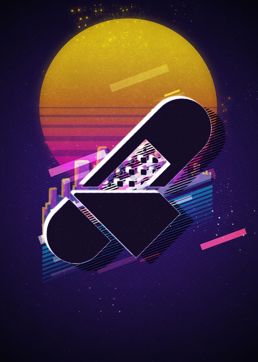 'Doctor' Poster, picture, metal print, paint by Neon Art Glowing | Displate
