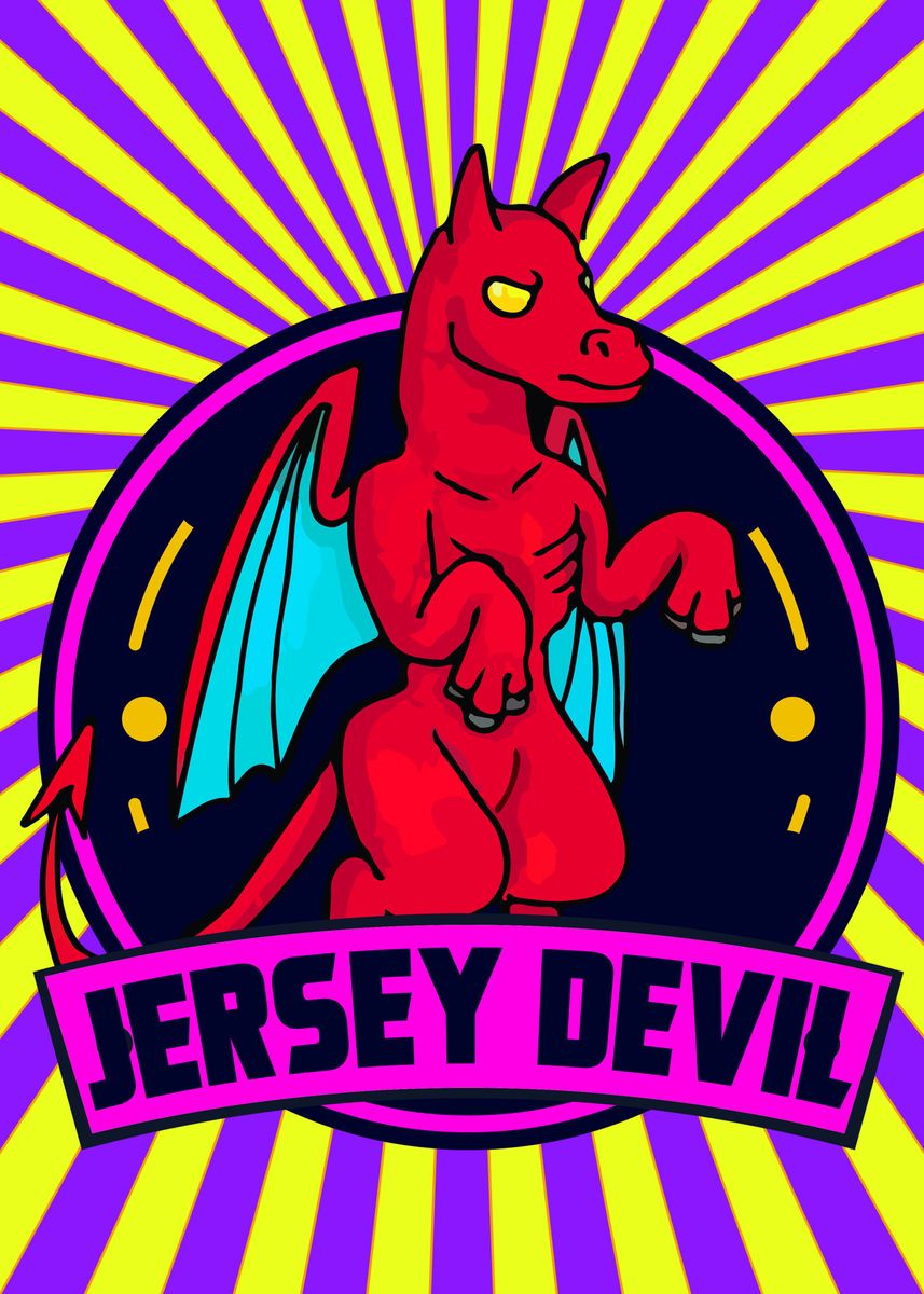 'JERSEY DEVIL' Poster by theanomalius | Displate