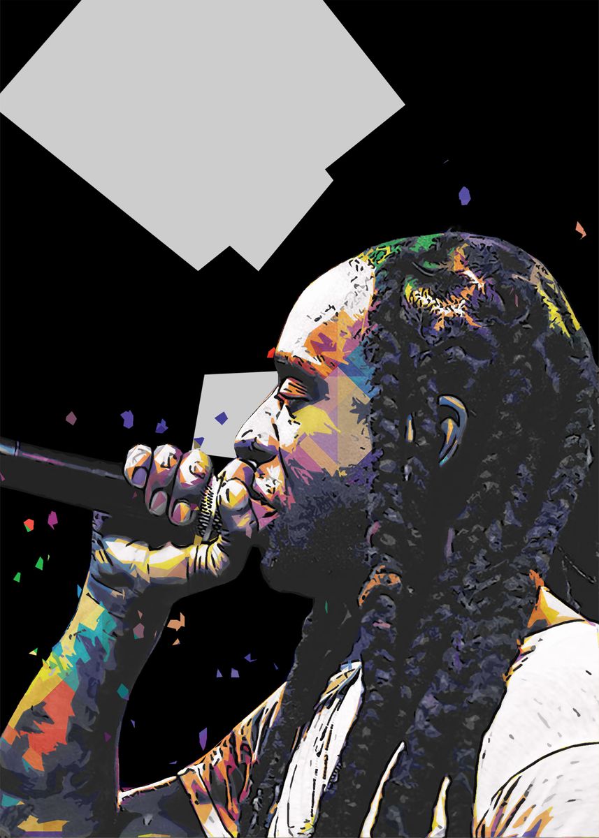 'Ty Dolla Sign' Poster, picture, metal print, paint by OOM TEAM | Displate