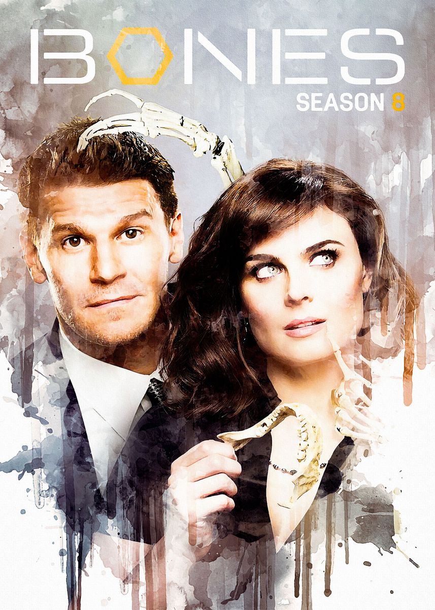 'Bones 18' Poster, picture, metal print, paint by Kaye Luca | Displate