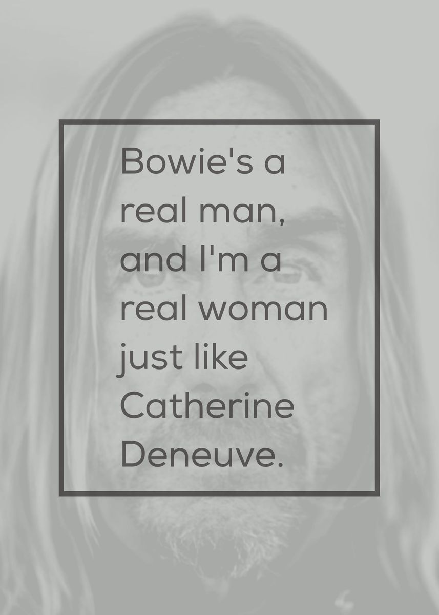 'Iggy Pop Quote 012' Poster, picture, metal print, paint by Go Fonix ...