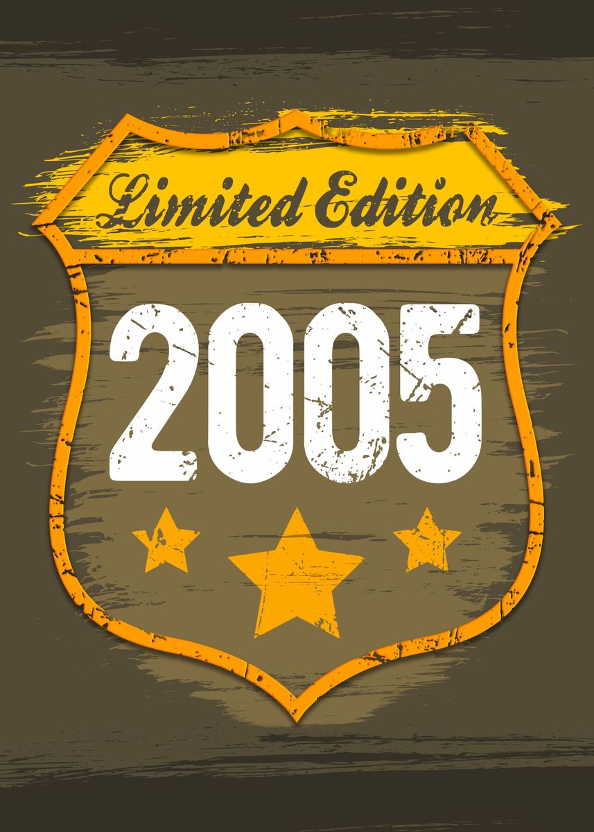 'Limited Edition 2005 Gift' Poster, picture, metal print, paint by ...