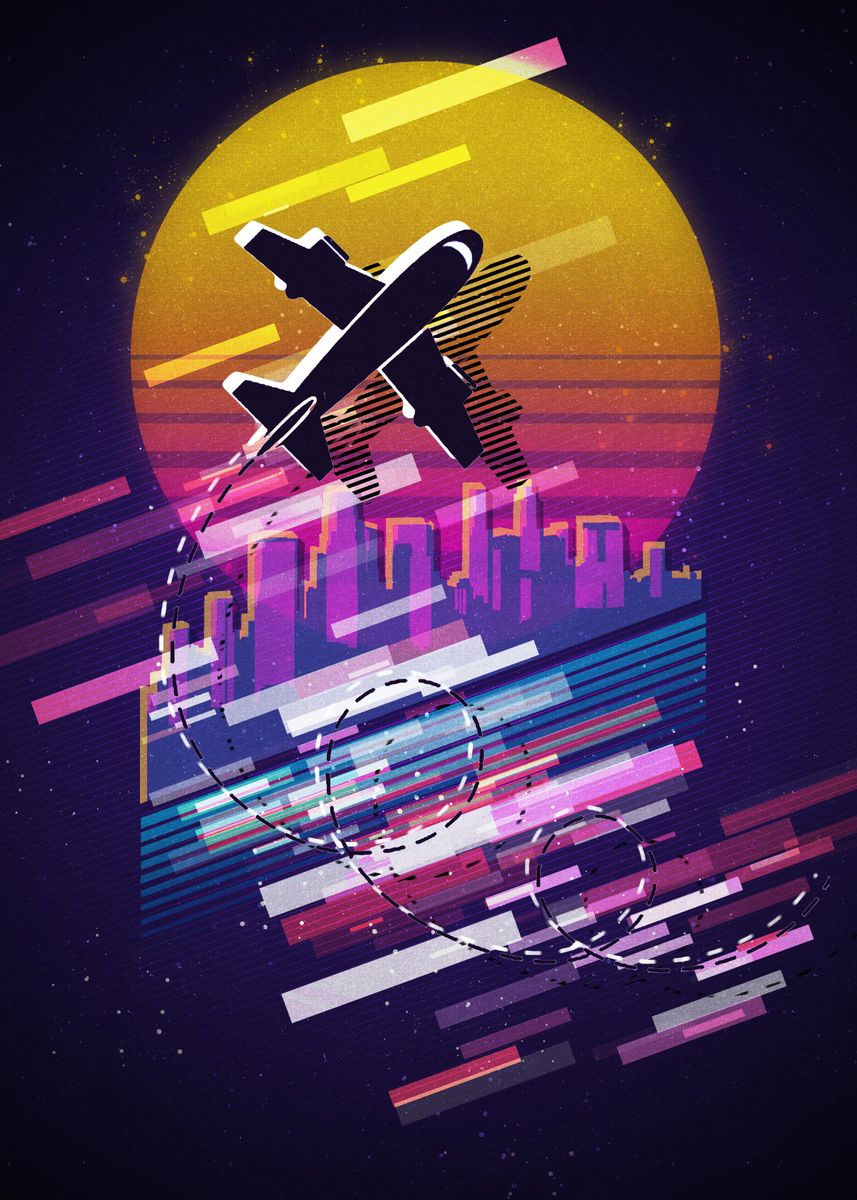 'PILOT' Poster, picture, metal print, paint by Water | Displate