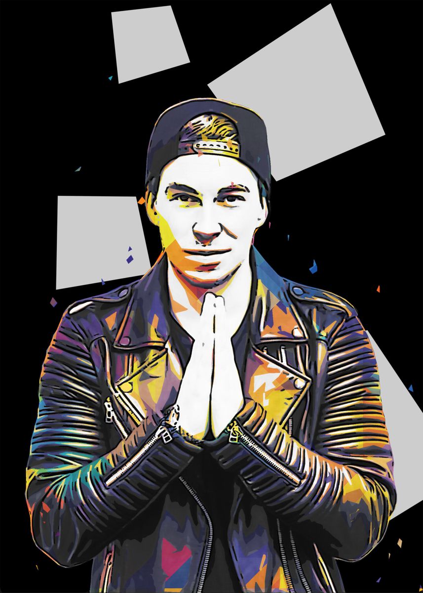 'Hardwell ' Poster by MDA STUDIO | Displate