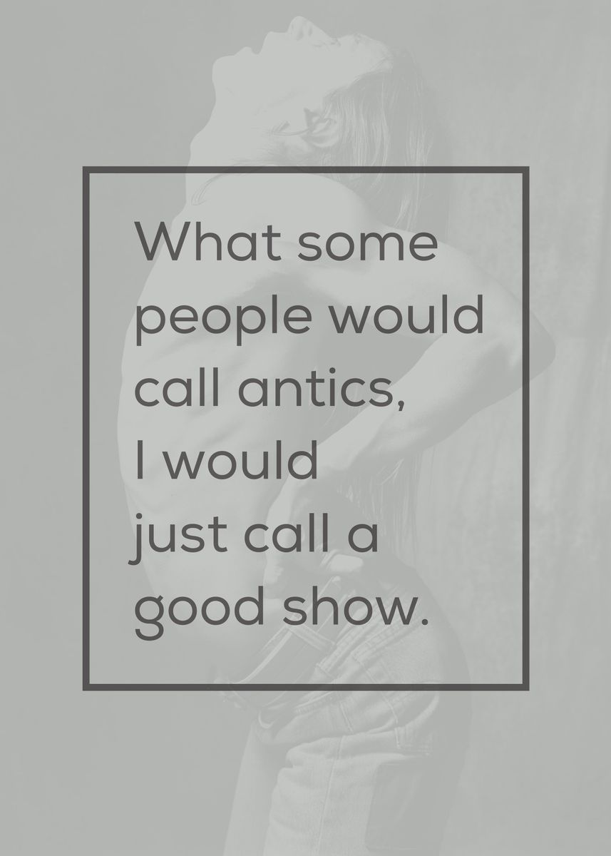 'Iggy Pop Quote 022' Poster, picture, metal print, paint by Go Fonix ...