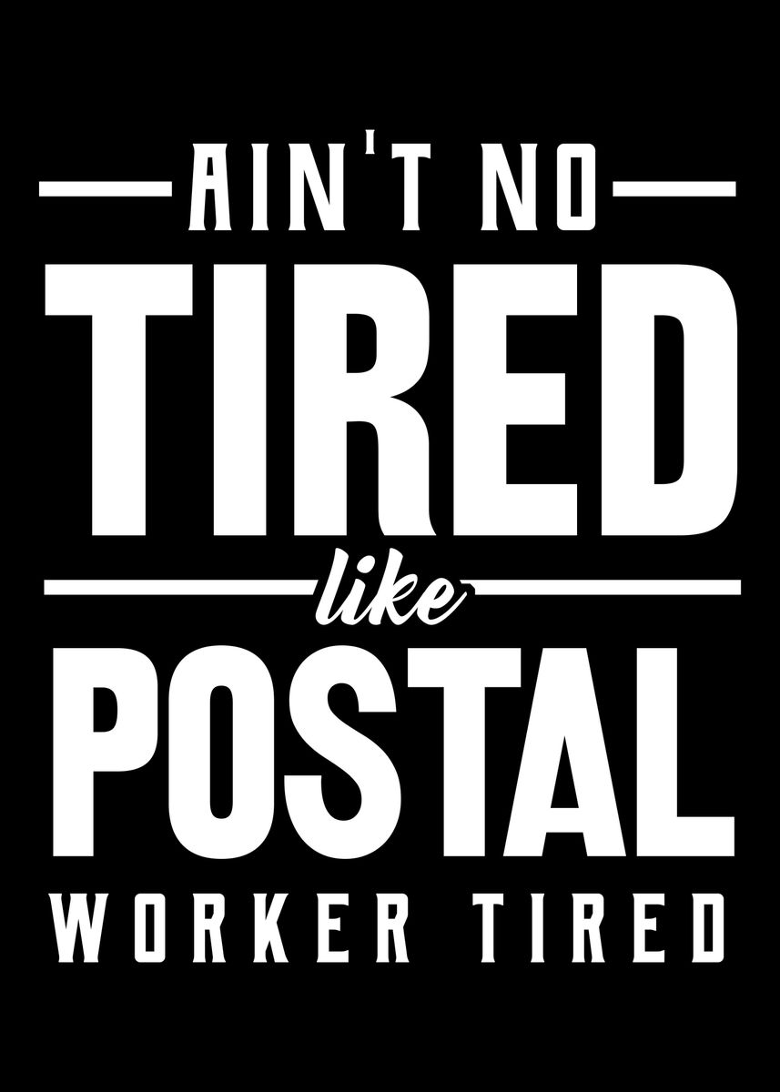 'Postman' Poster, picture, metal print, paint by Hexor | Displate