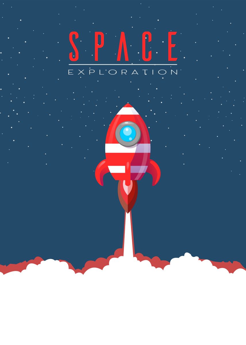 'Space exploration' Poster by Jack | Displate