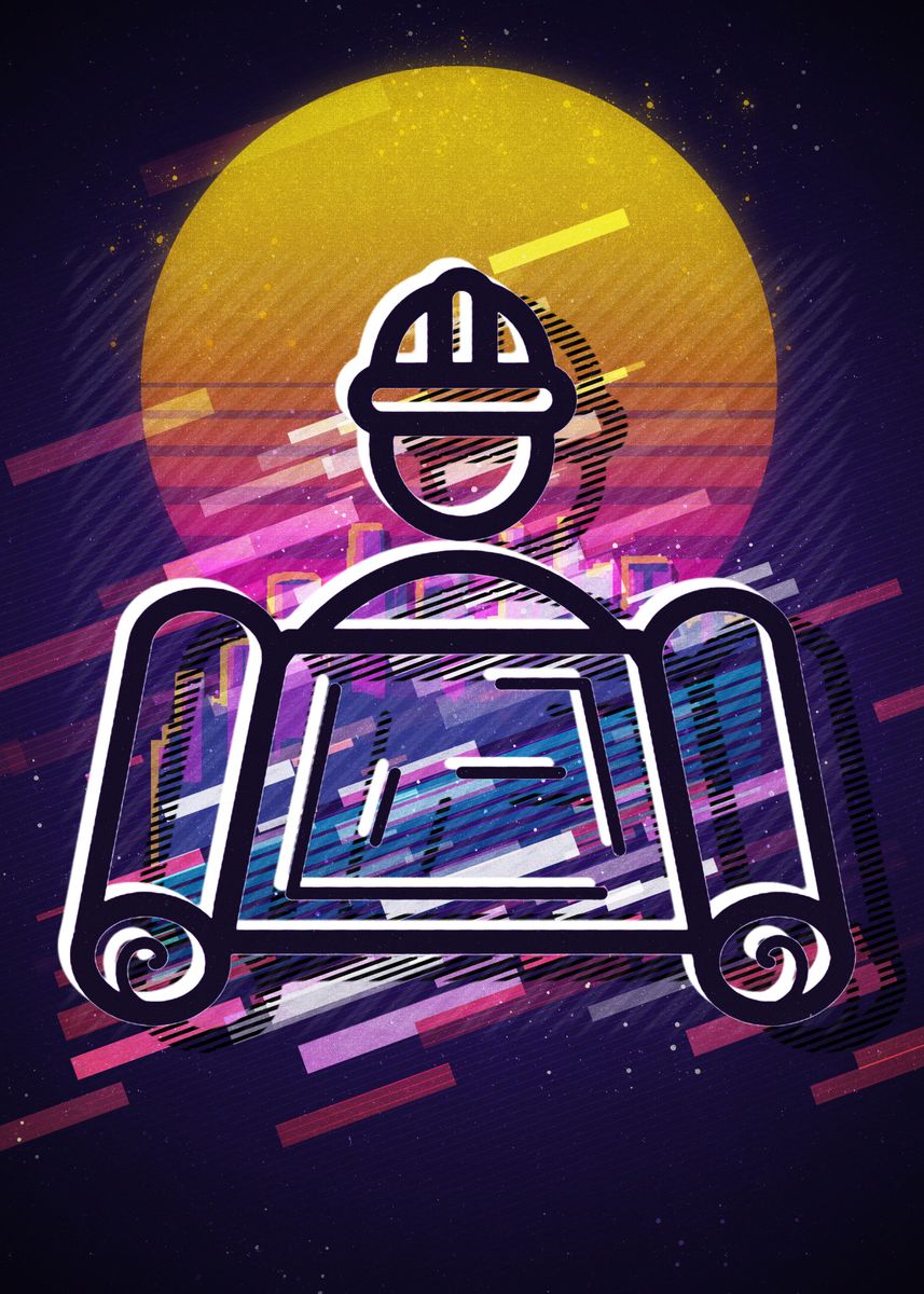 'Mechanical engineer' Poster, picture, metal print, paint by Water ...